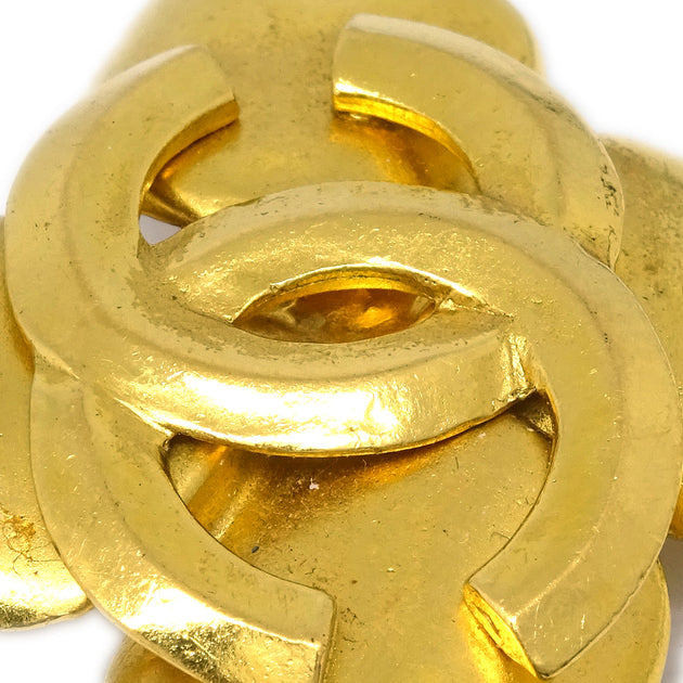 Chanel Brooch Pin Gold 96P AMORE Vintage Tokyo