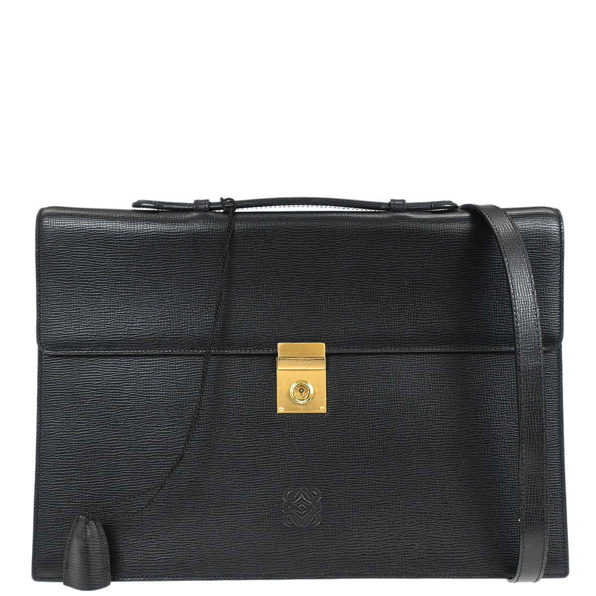 Loewe Black Briefcase 2way Shoulder Handbag – AMORE Vintage Tokyo