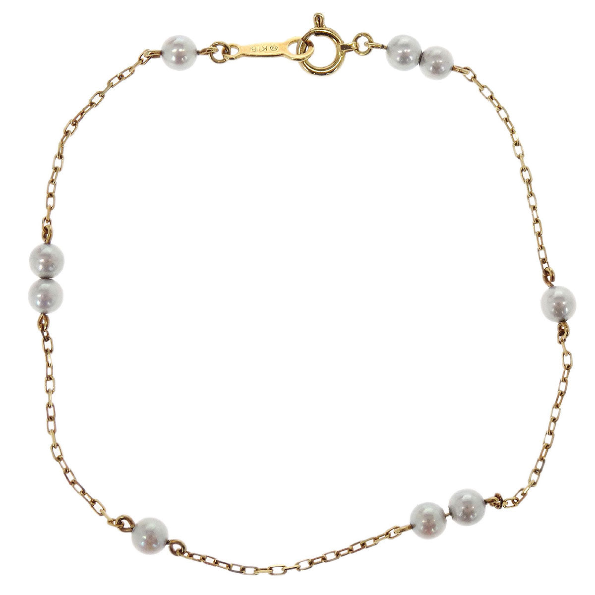 Mikimoto Bracelet 18K Genuine Pearl Gold Jewelry – AMORE Vintage Tokyo