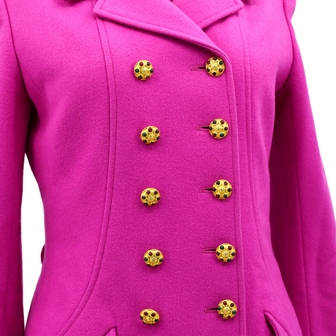 Chanel Gripoix Coat Pink 96A #38 – AMORE Vintage Tokyo Chanel Gripoix Coat Pink 96A #38 – AMORE Vintage Tokyo