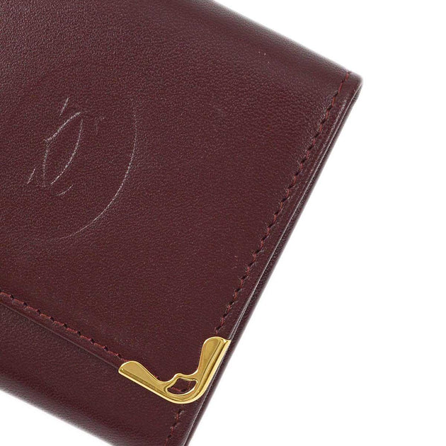 Cartier Coin Purse Wallet Bordeaux – AMORE Vintage Tokyo