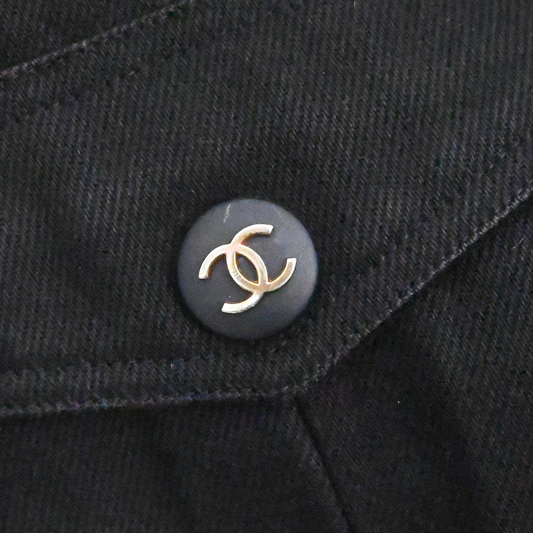 Chanel Setup Suit Jacket Skirt Black 01237 #36 – AMORE Chanel Setup Suit Jacket Skirt Black 01237 #36 – AMORE