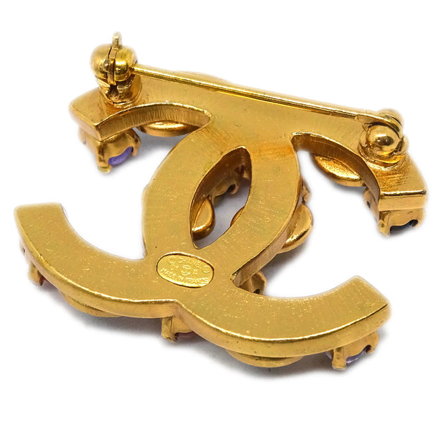 Chanel CC Gripoix Brooch Pin Gold 01A – AMORE Vintage Tokyo