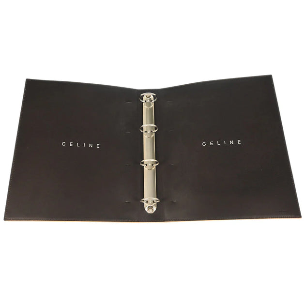 Celine Brown Leather Binder Small Good – AMORE Vintage Tokyo