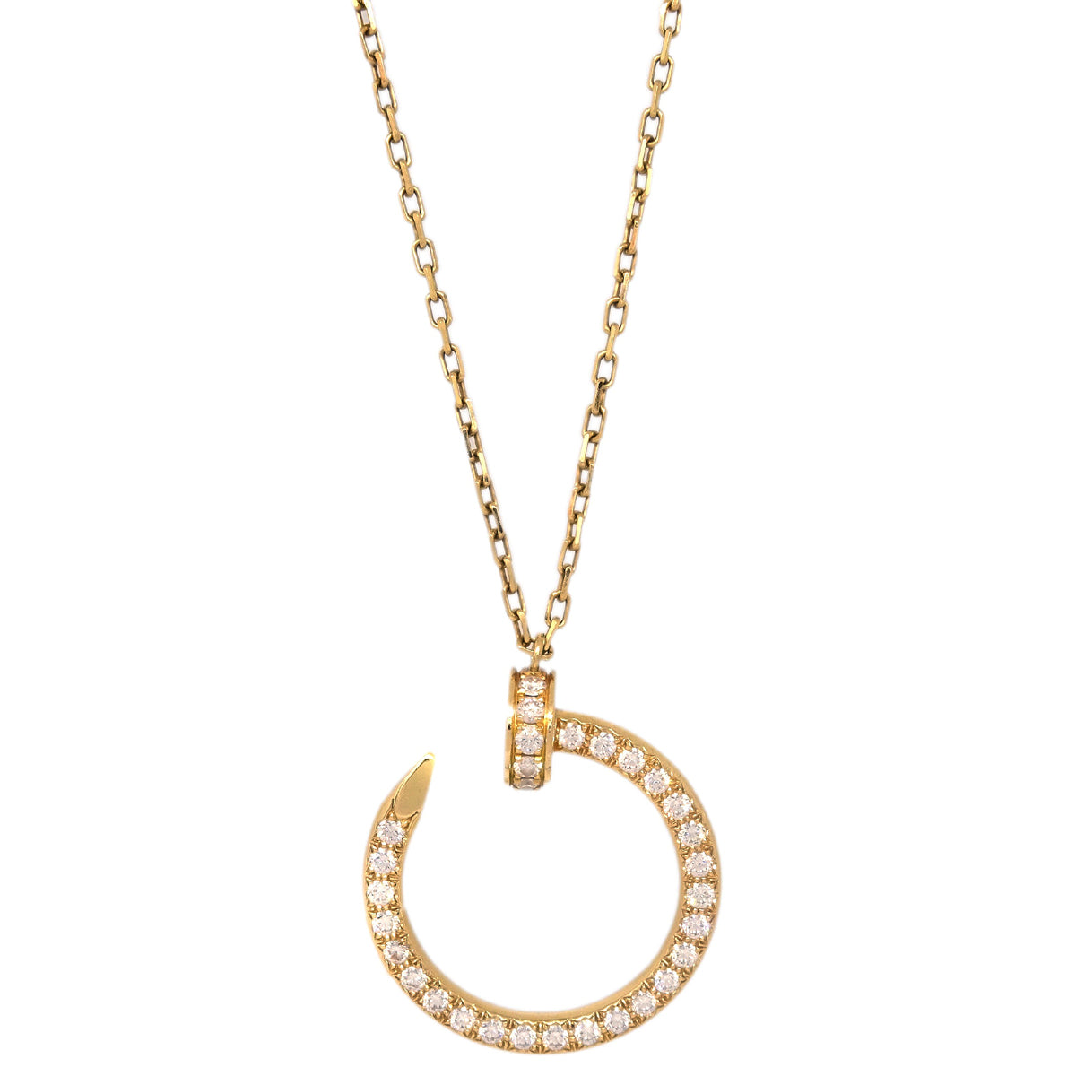 Cartier Juste Un Clou Pendant Necklace Au750 GRJ985 PGI Gold – AMORE ...