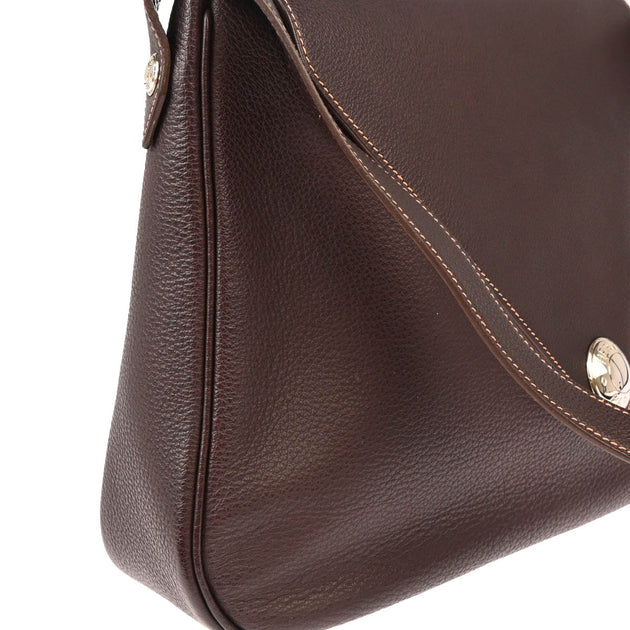 Hermes 1998 Cafe Buffalo Skipper Christine Shoulder Bag – AMORE Vintage ...