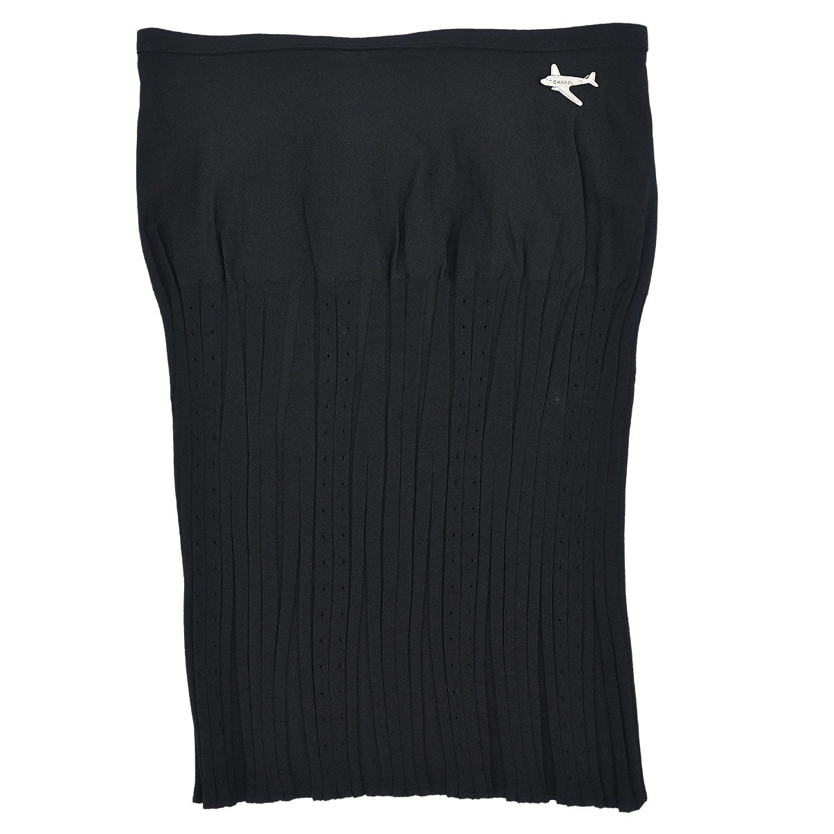 Chanel Airplane Tube Top Black #38 – AMORE Vintage Tokyo