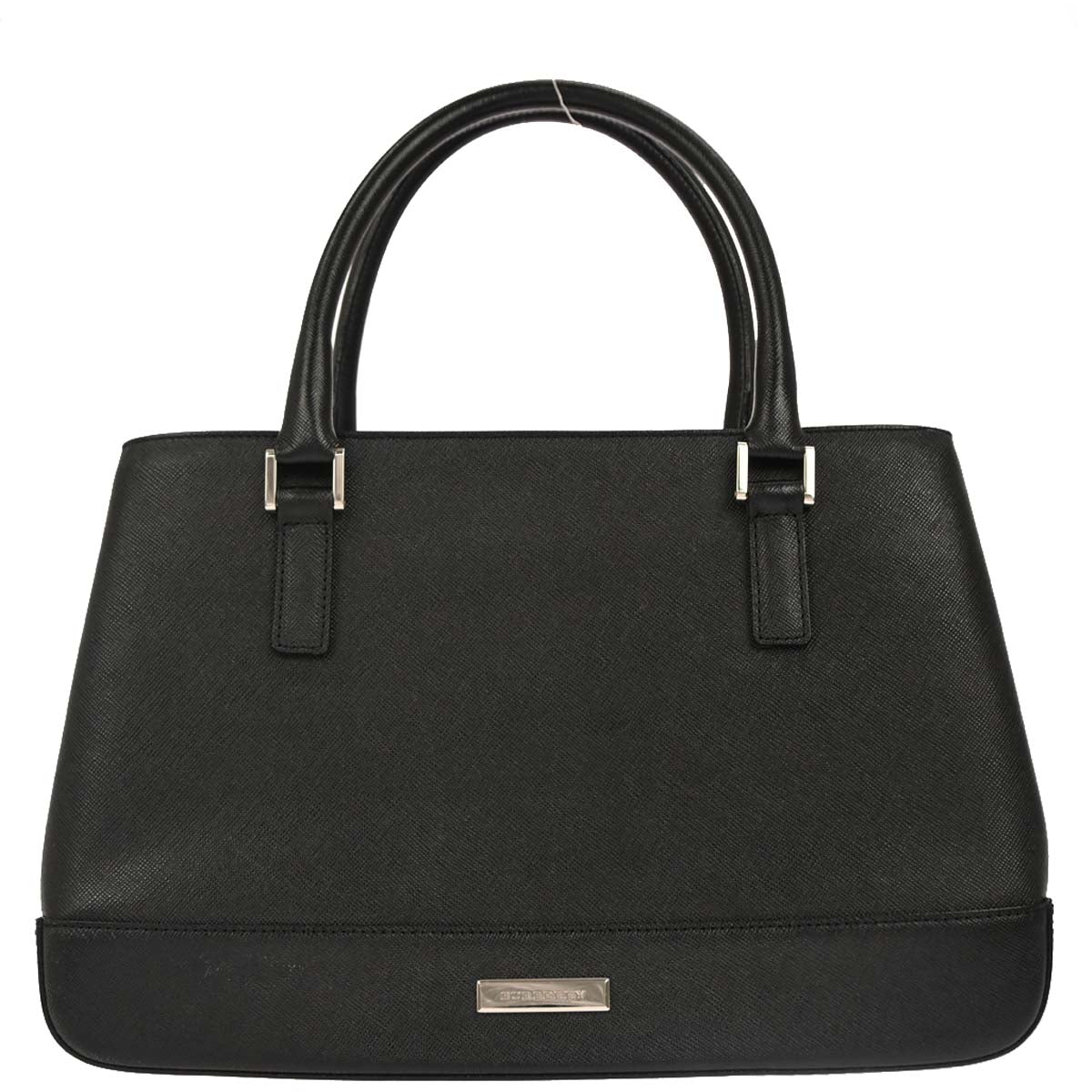Burberry Black Leather Tote Handbag – AMORE Vintage Tokyo