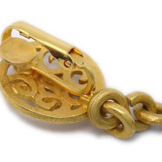 Chanel Bell Dangle Earrings Clip-On Gold 96P – AMORE Vintage Tokyo